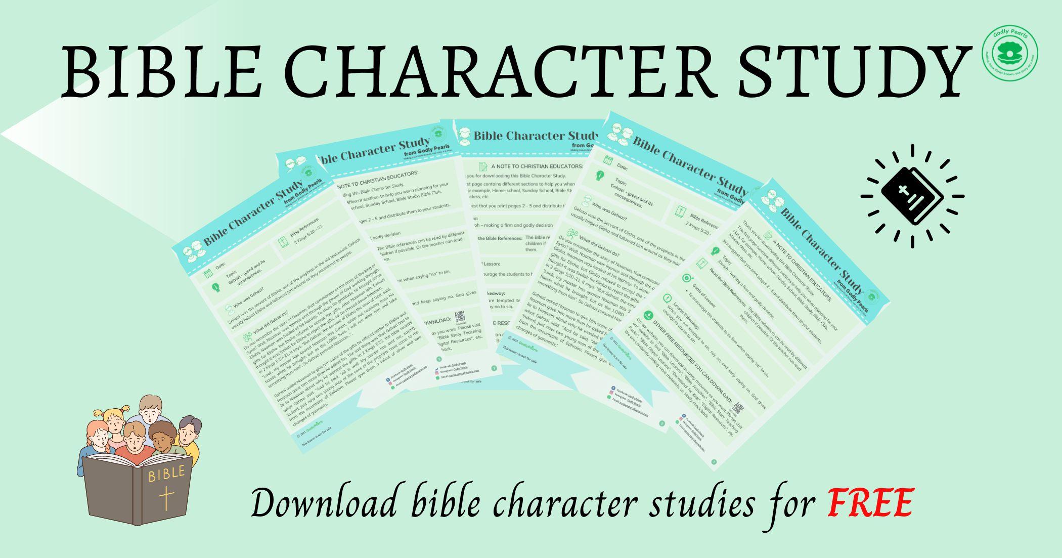 Bible Character Study - Godly Pearls