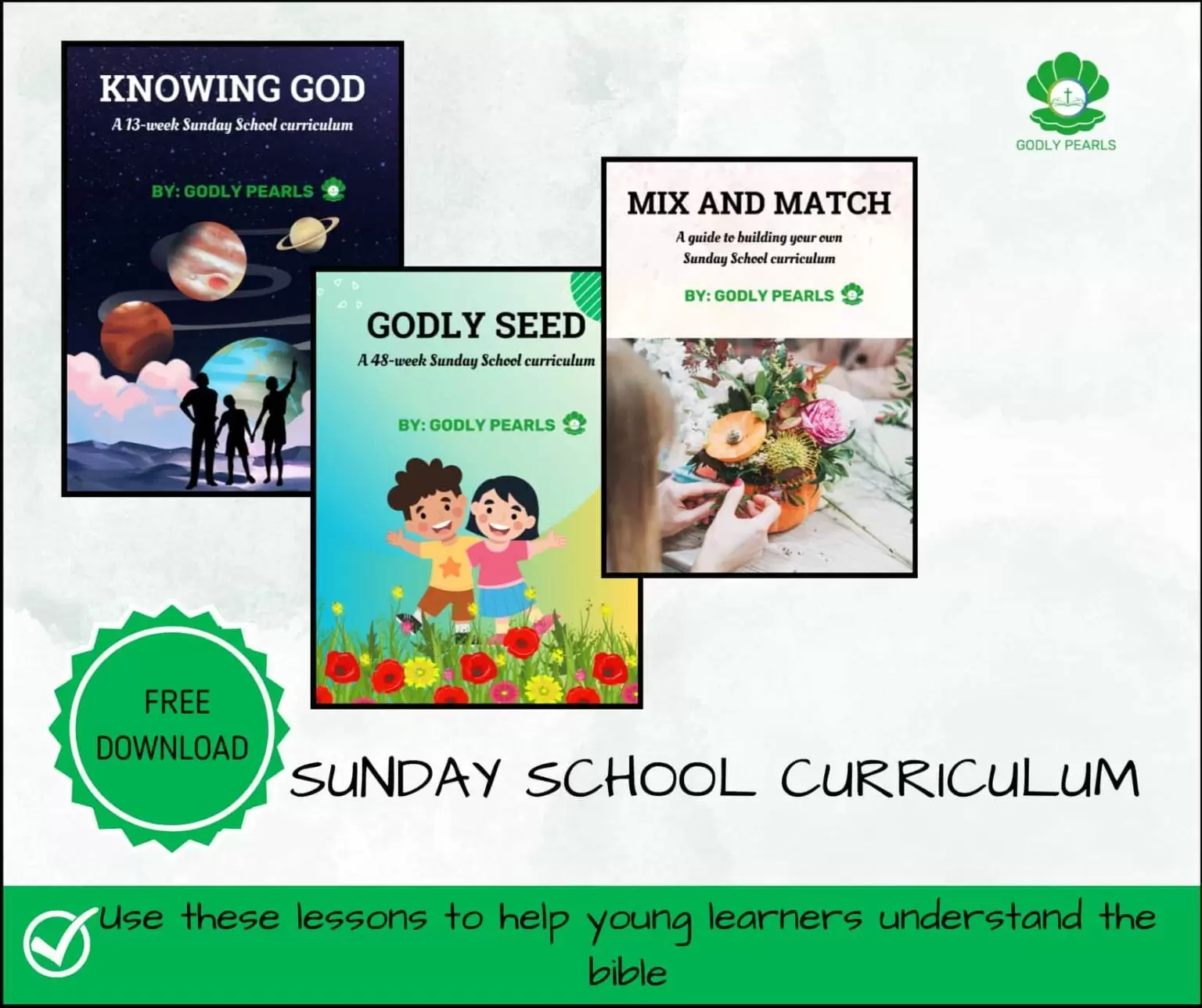 Free Sunday School Lessons - Godly Pearls